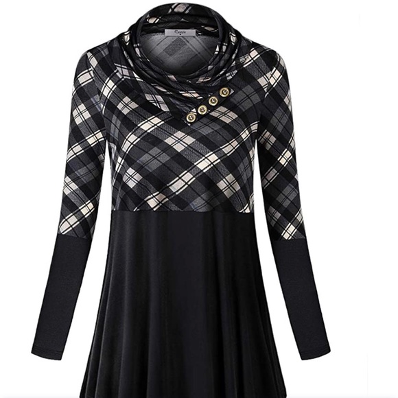 Cestyle | Sweaters | Gorgeous Cow Neck Asymmetrical Design Ls Top ...